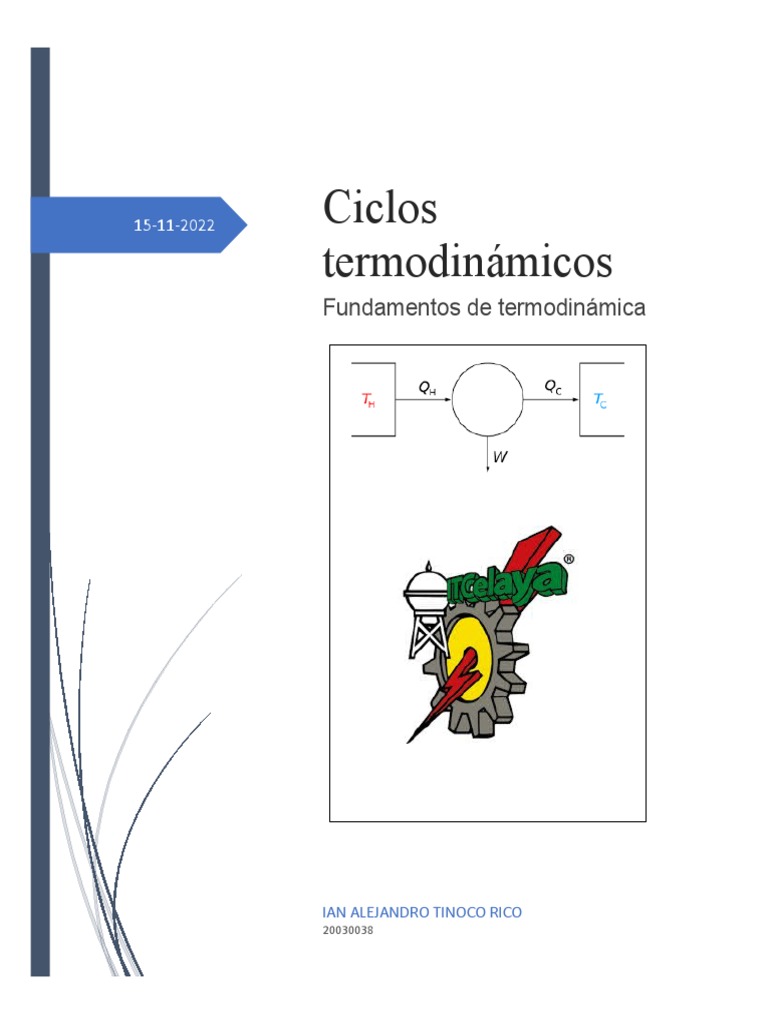 Ciclos Termodinámicos | PDF | Motores | Cantidades fisicas
