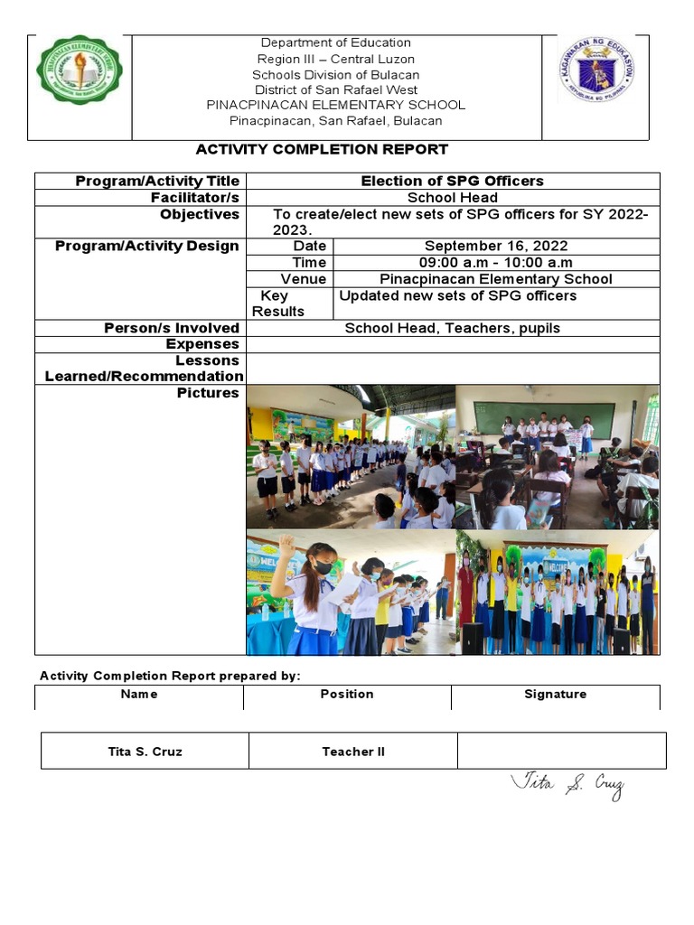 Acr School SPG 2022 2023 | PDF
