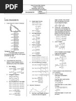 1.2 Filled Notes Spherical Vs Euclidean | PDF | Line (Geometry) | Triangle