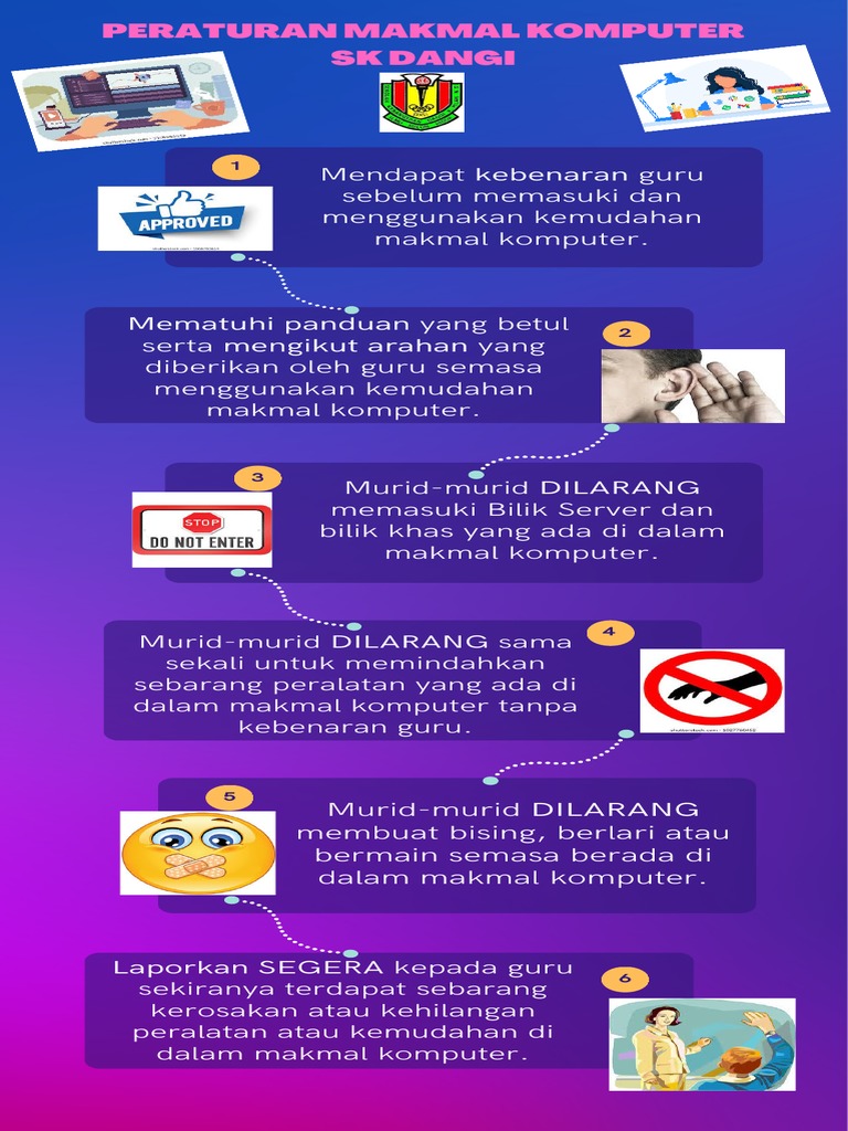 PERATURAN MAKMAL KOMPUTER (Taklimat) | PDF
