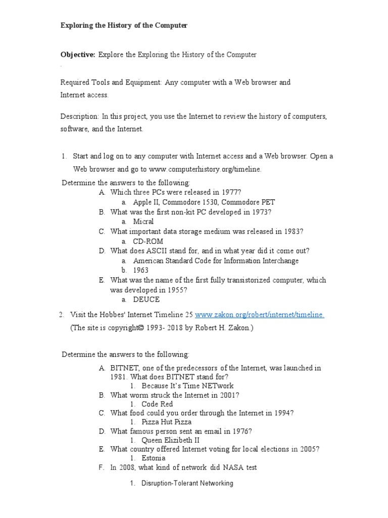 History of Computers | PDF
