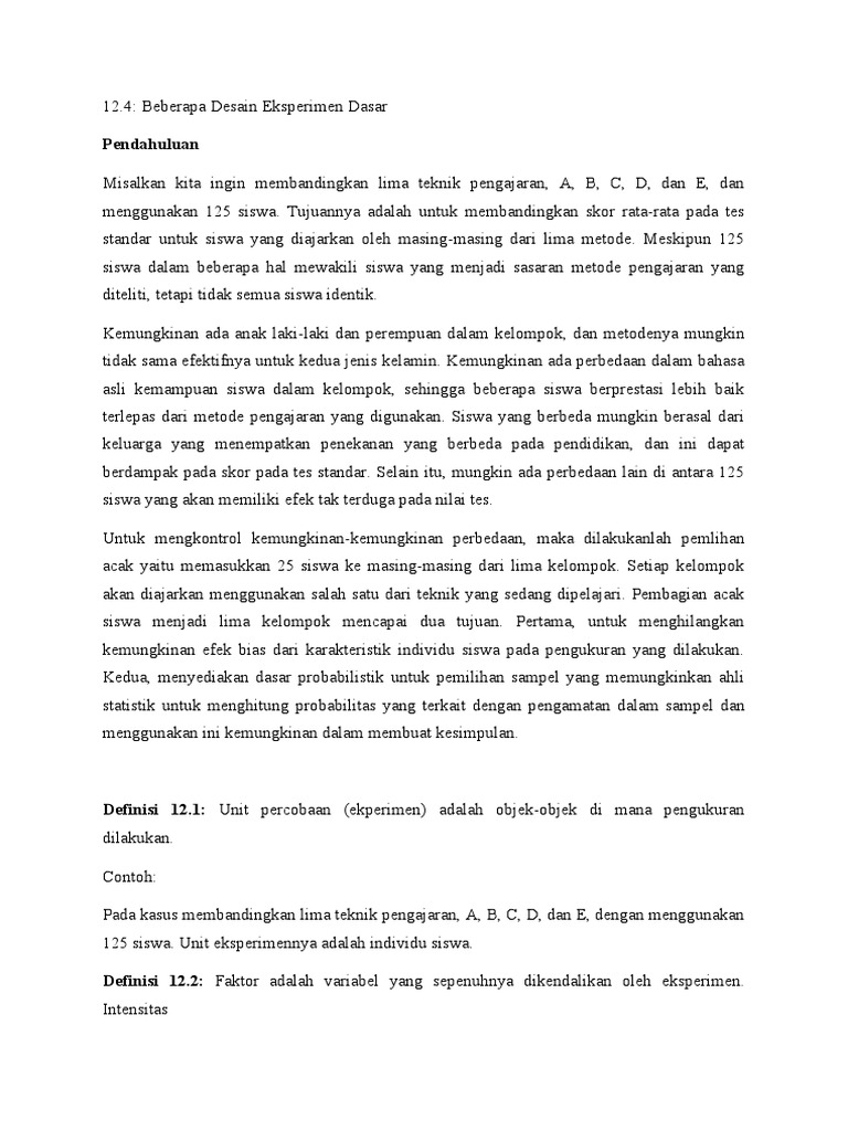 12.4 + Latihan Soal Statmat | PDF