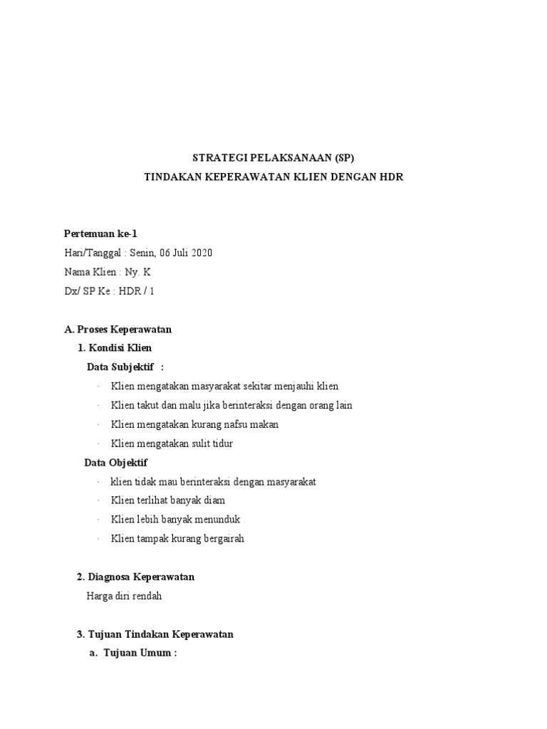 Strategi Pelaksanaan 1 HDR | PDF