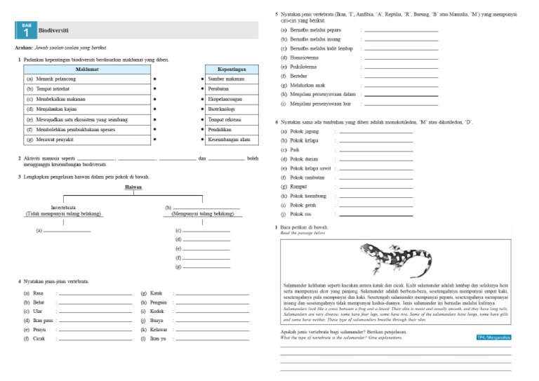 Latihan Sains Tingkatan 2 Bab 1 Pdf
