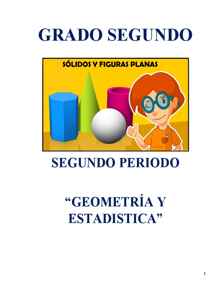 Guía de Geometría y Estadística 2° Grado | PDF | Geometría | Pensamiento