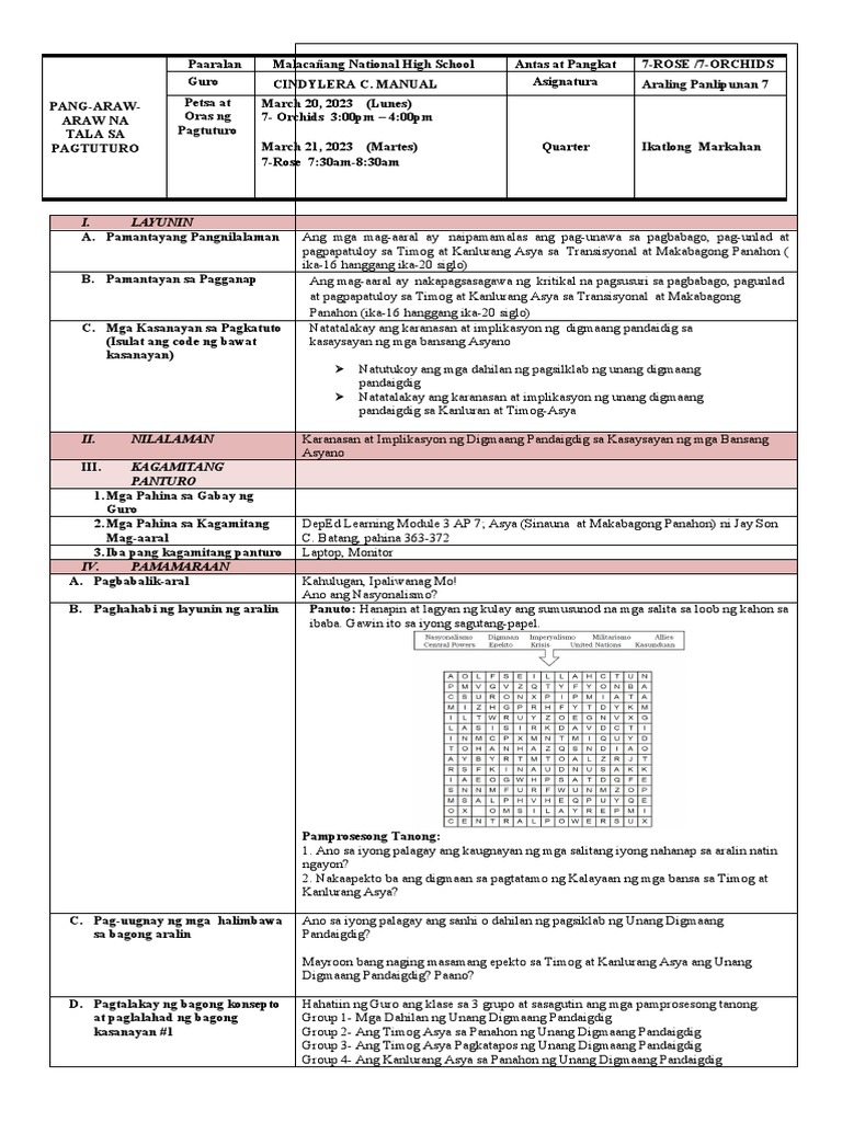 March 20, 2023 - Unang Digmaang Pandaigdig | PDF