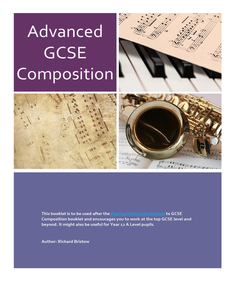 Advanced GCSE Composition PN | PDF | Chord (Music) | Harmony