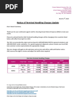 Terminal Handling Charges Overview | PDF