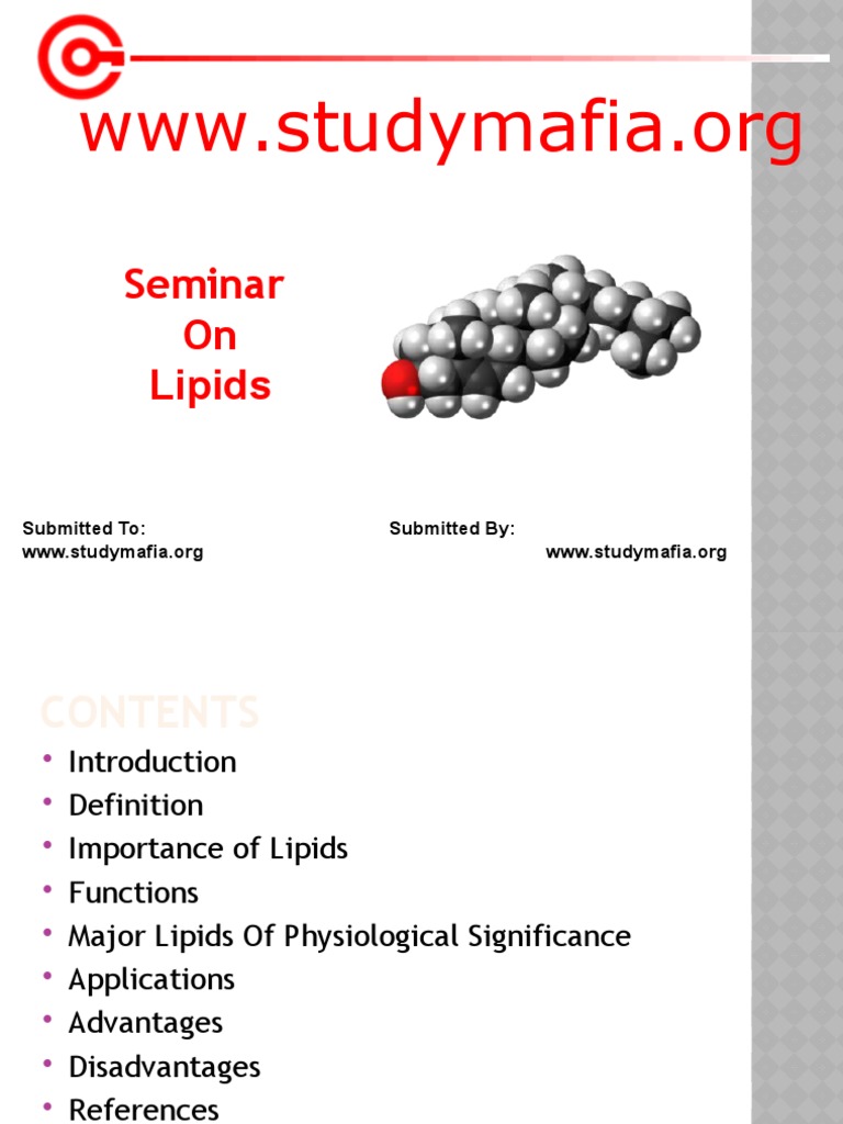 Lipids | PDF