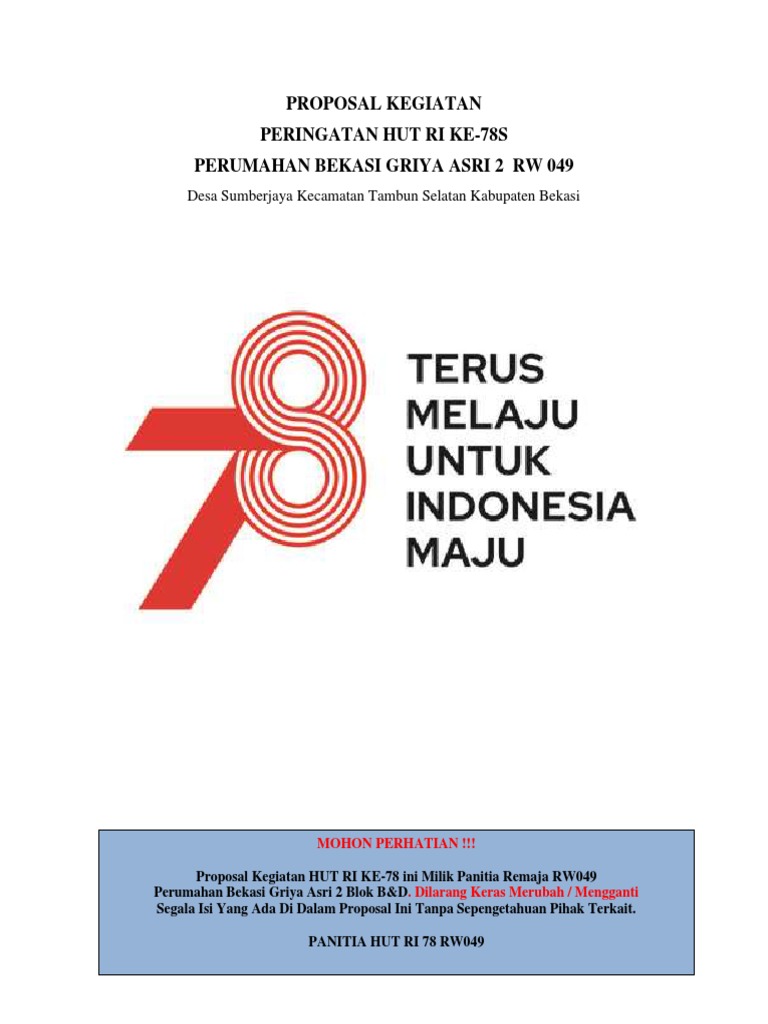 Proposal HUT 78 | PDF