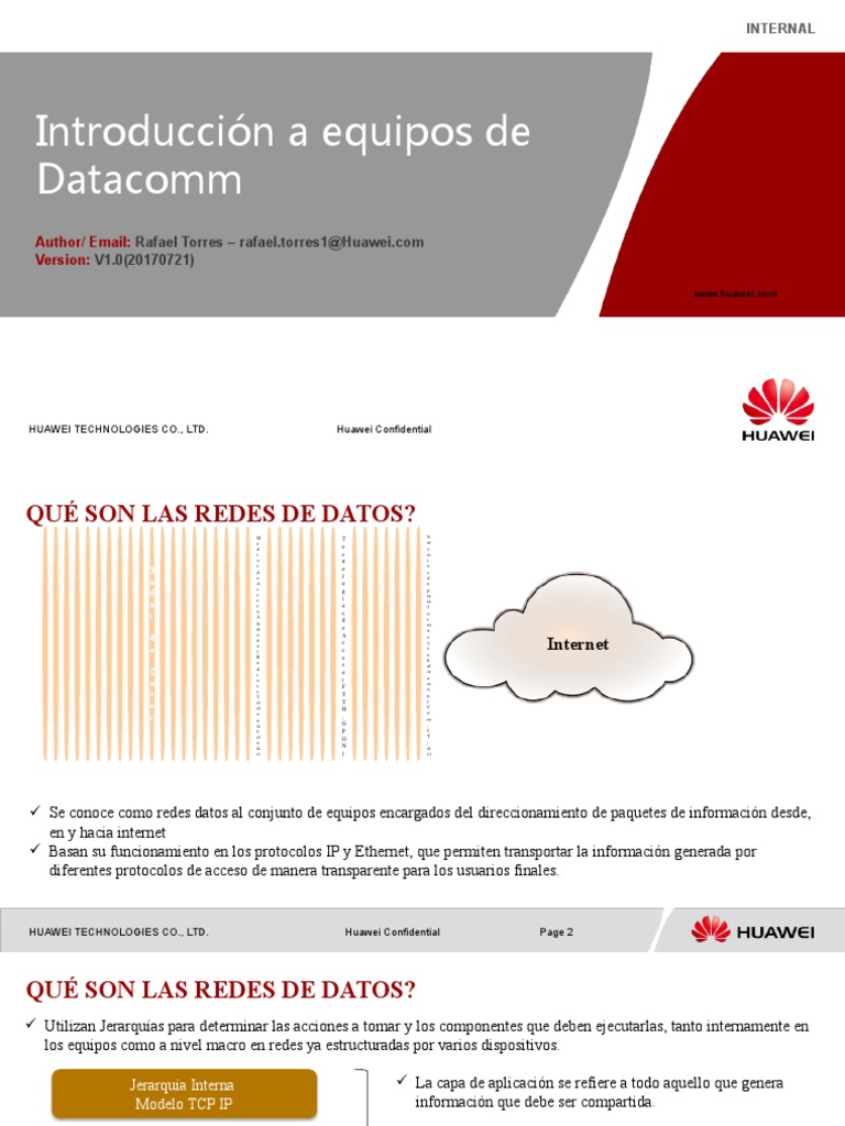 Introducción A Equipos de Datacomm | PDF