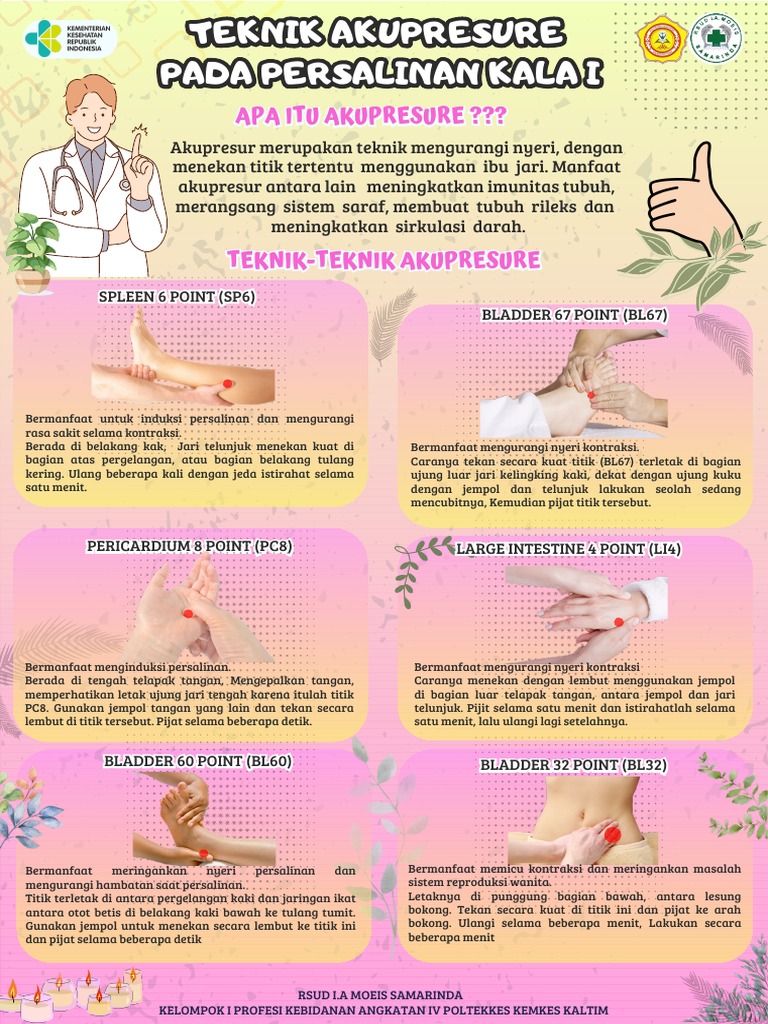 Teknik Akupresur untuk Induksi Persalinan | PDF