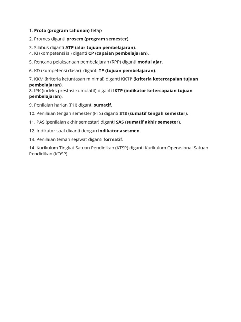 Istilah Dalam Kurmer | PDF