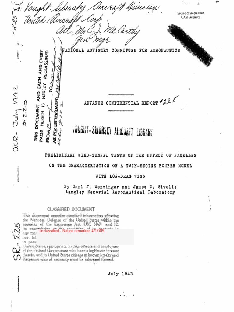 Twin Engine Nacelle Aero Effects | PDF | Aviation | Wing Configurations