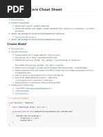 Entity Framework Core Cheat Sheet. | PDF | Entity Framework | Databases