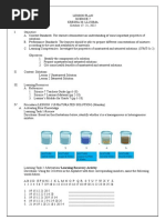 Performance Task in Science 7 | PDF | Rubric (Academic) | Concept