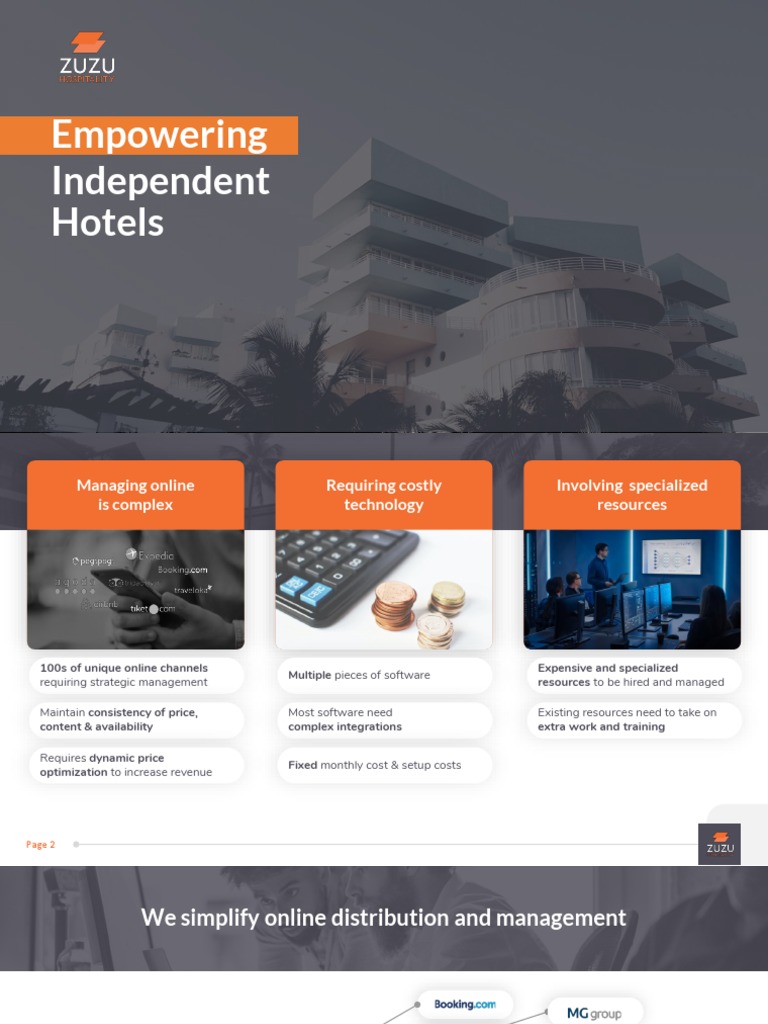 ZUZU: Simplifying Hotel Management | PDF | Business | Finance & Money ...