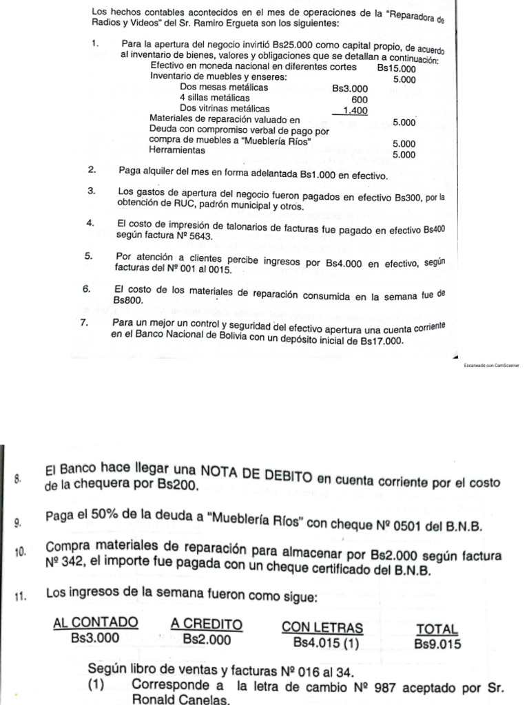 Práctica Conta | PDF