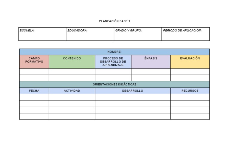 Planeación Fase 1 | PDF Planeación Fase 1 | PDF
