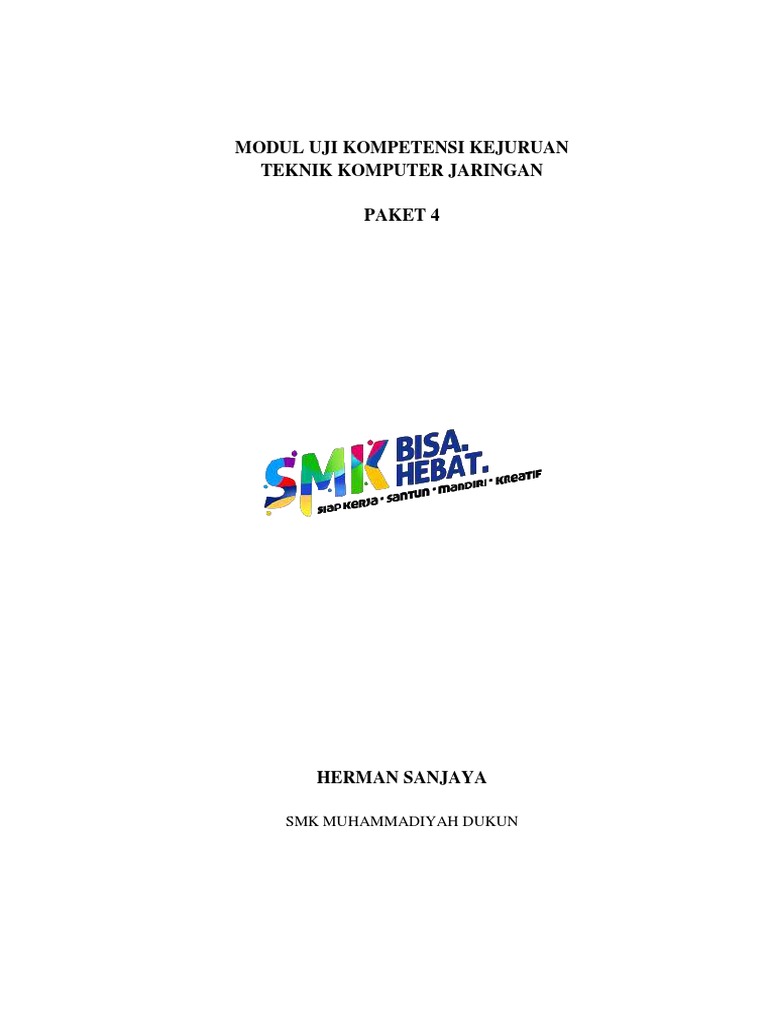 Modul UKK TKJ Paket 4: Konfigurasi Jaringan | PDF | Griya & Taman