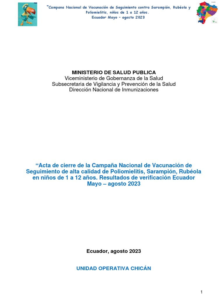 Acta Sarampion Cvs 2023-Signed-Signed | PDF