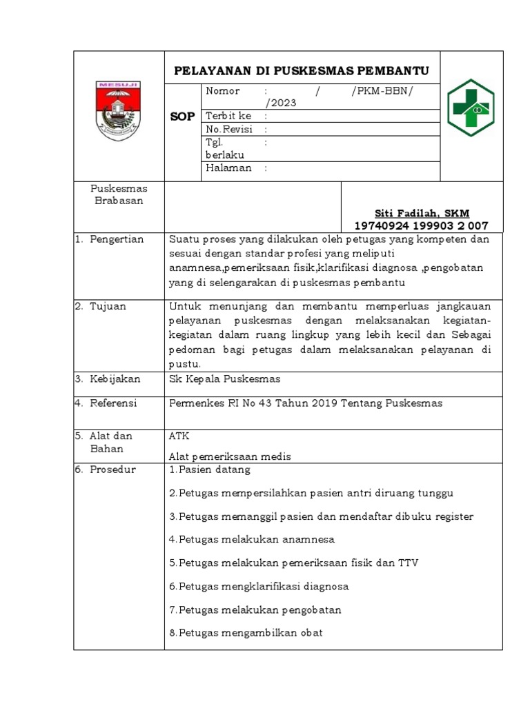 Sop Anc Ukp | PDF