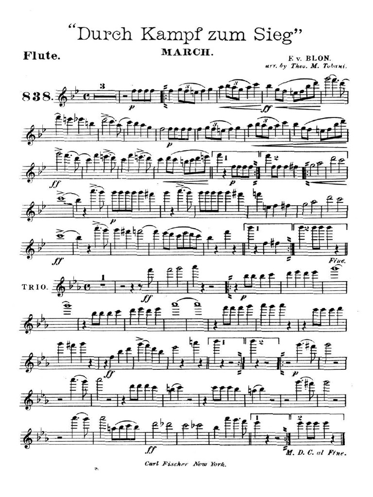 Durch Kampf Zum Sieg-Marsch | PDF