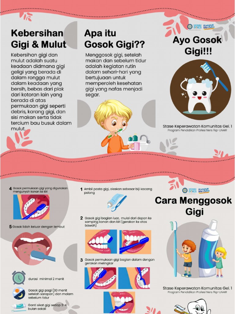 Leaflet Gosok Gigi 2 | PDF