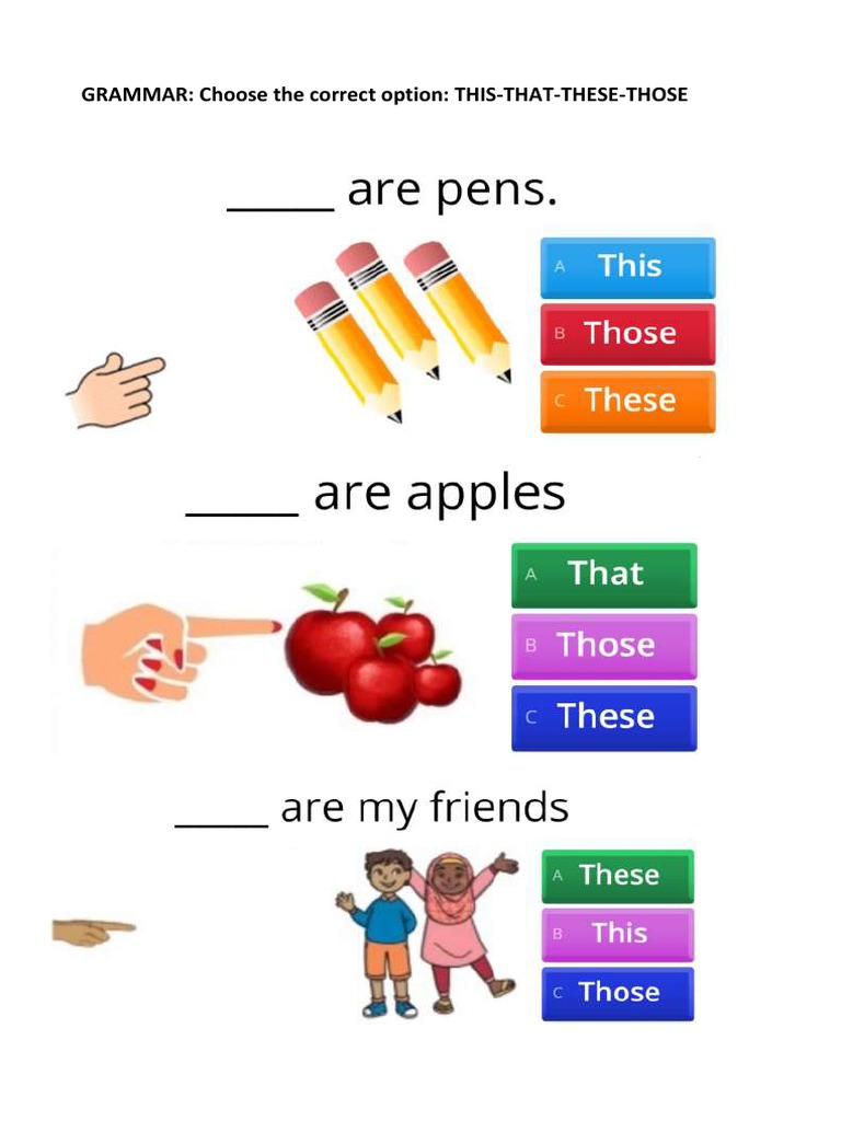 This, That, These, Those | PDF