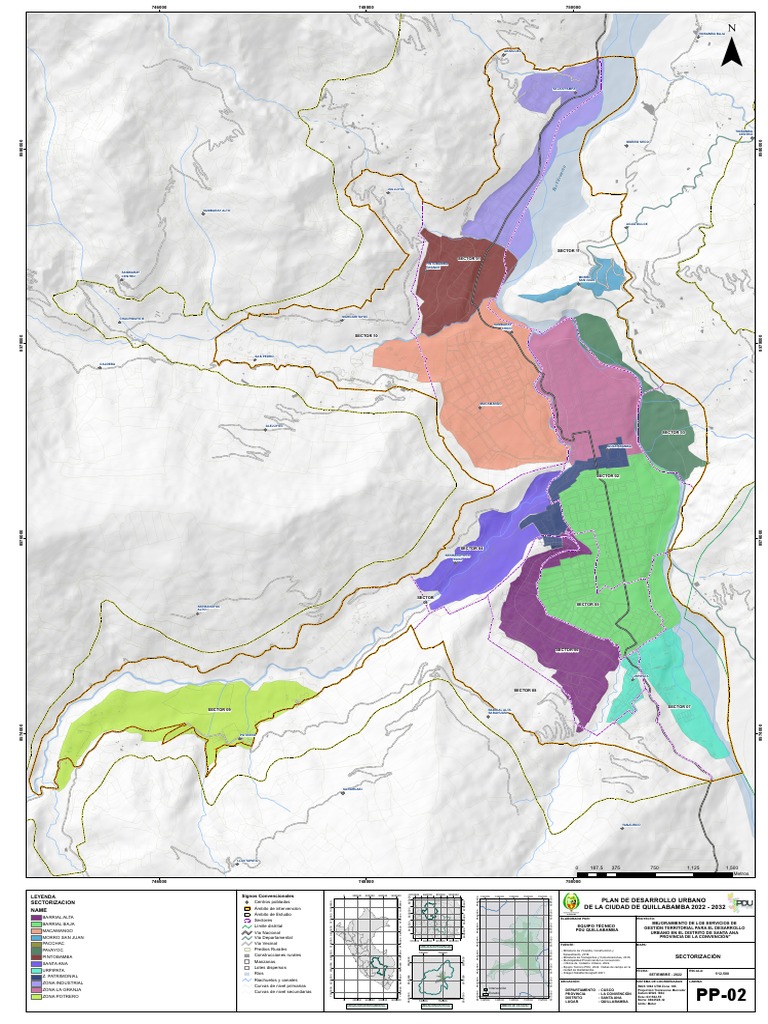 Mapa de Sectorización Quillabamba 2022 | PDF