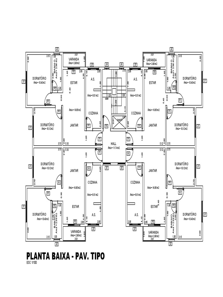 Calculo Do Predio | PDF