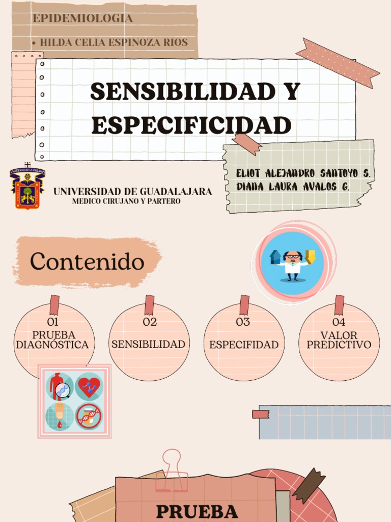 Sensibilidad y Especificidad en Diagnósticos | PDF | Diagnostico medico ...