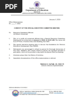 Division Memorandum - 16 Second City FPTA General Assembly | PDF ...