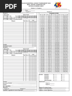 TABLE TENNIS Score Sheet | PDF