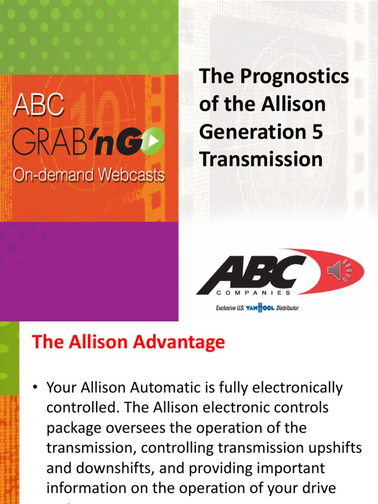 Allison+gen 5+fault+code+retrieval | PDF | Clutch | Automatic Transmission