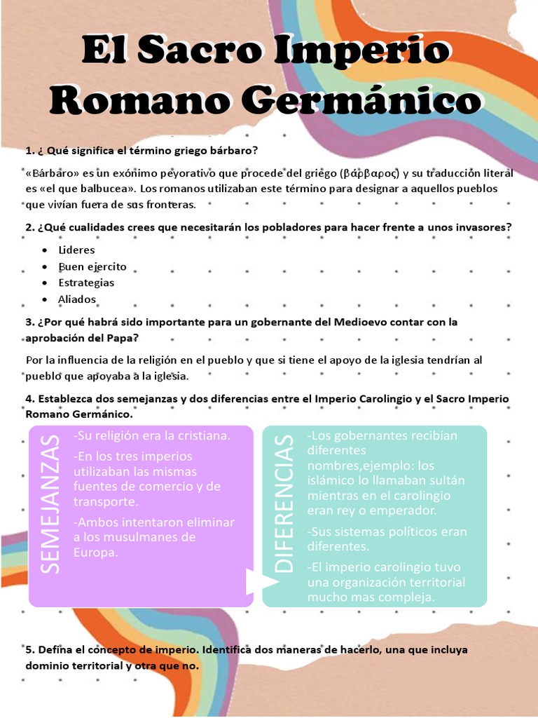 El Sacro Imperio Romano Germanico | PDF