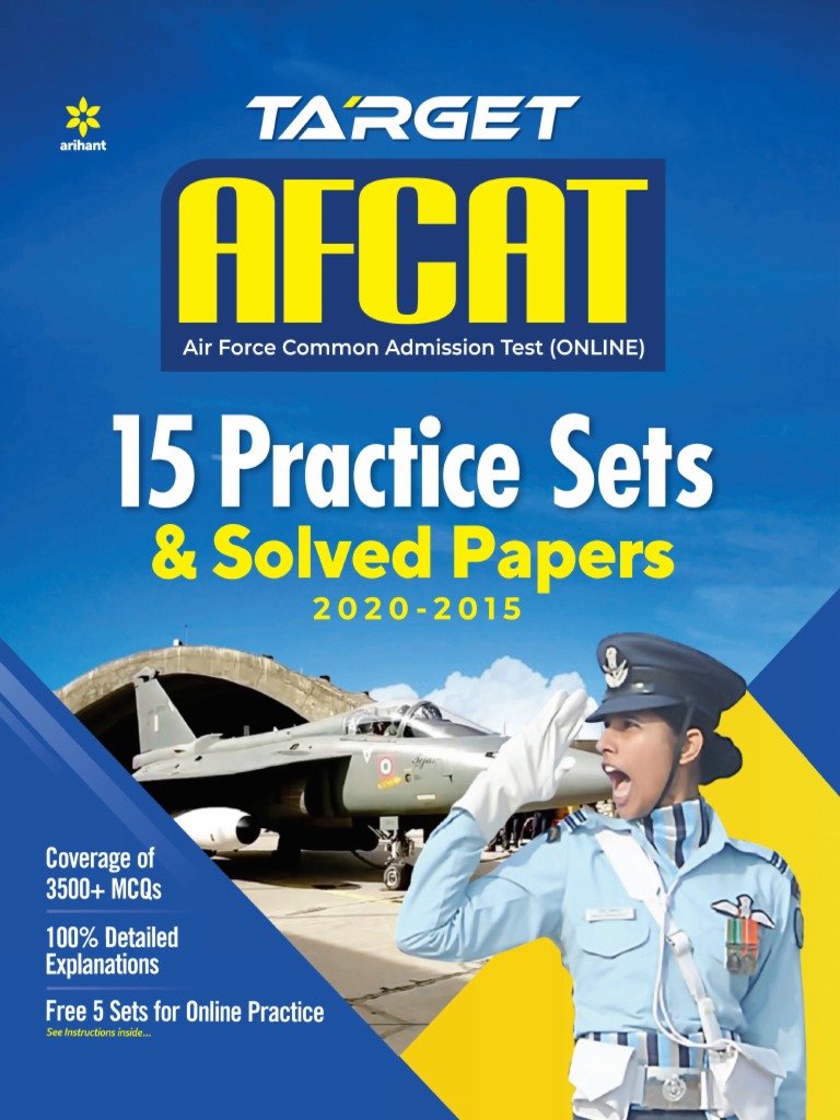 Arihant Target AFCAT 15 Practice Sets and Solved Papers | PDF