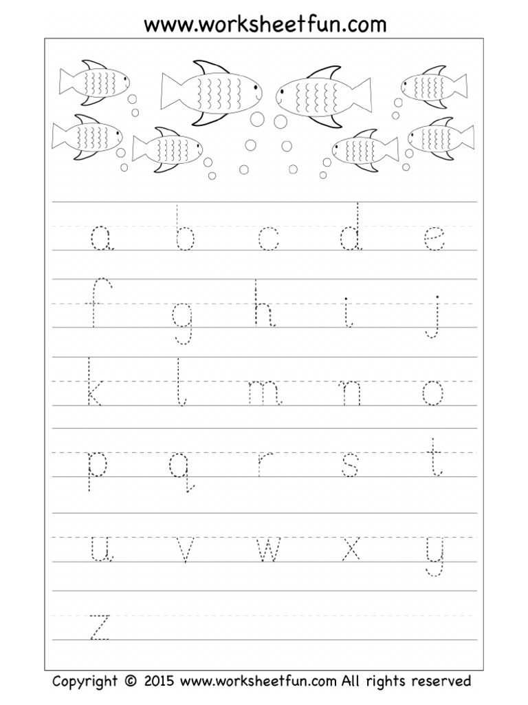 Alphabets Small A-Z | PDF