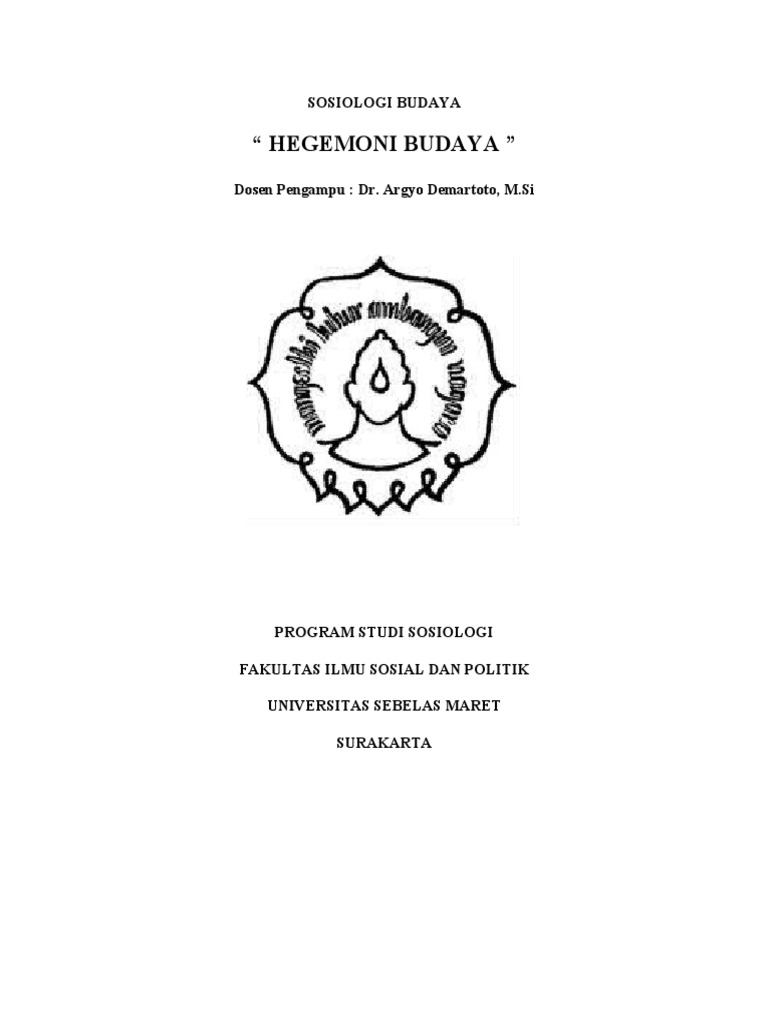 Hegemoni Budaya dalam Teori Gramsci | PDF