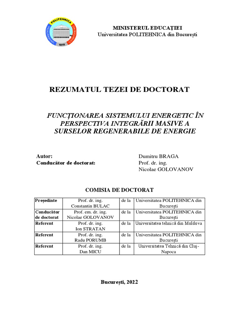REZUMAT | PDF