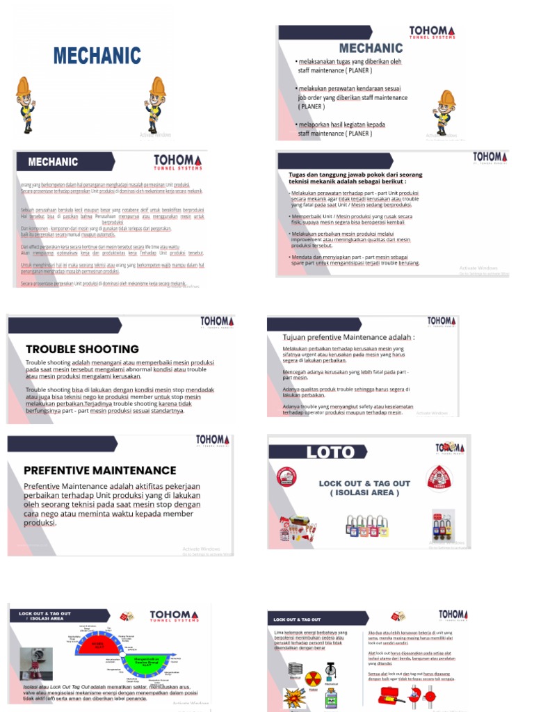 Materi Pelatihan LOTO | PDF