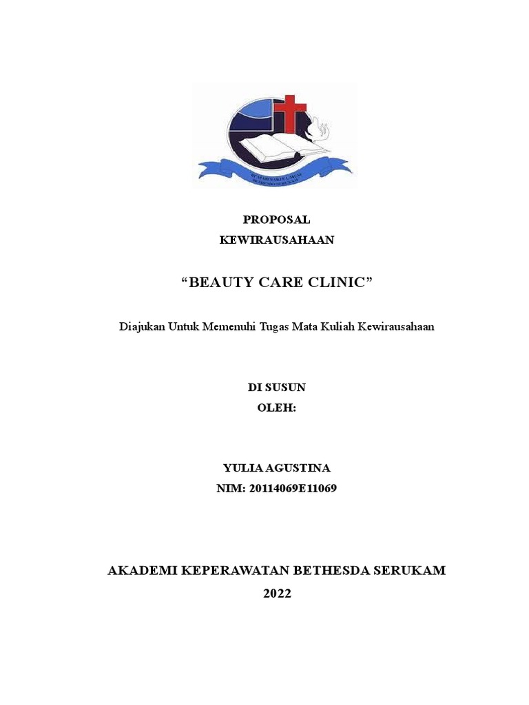 Proposal Yulia Agustina Klinik Kecantikan | PDF