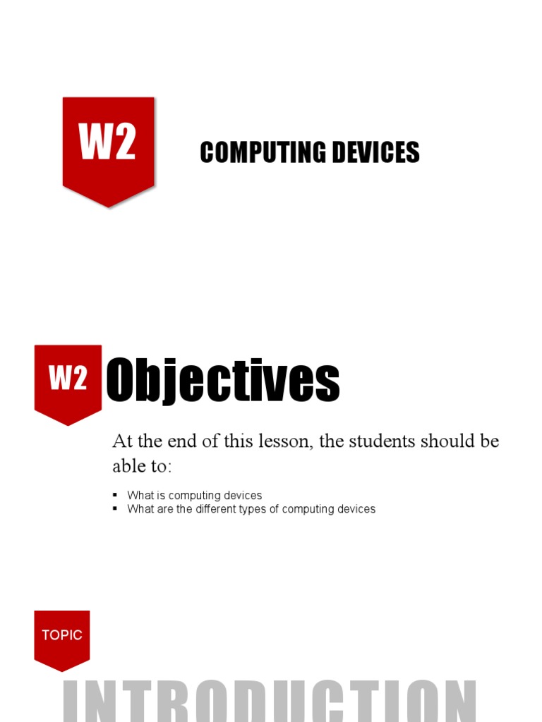Week 1 Computing Devices Pdf