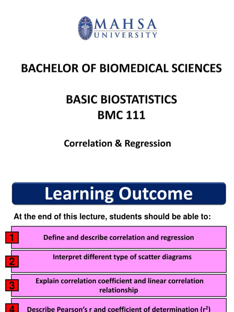 Lecture 7 Correlation And Regression Batch 11 Pdf Regression Analysis Linear Regression