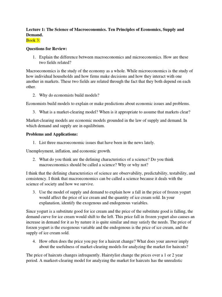 Macroeconomics & Economic Principles | PDF | Cost Of Living | Economics