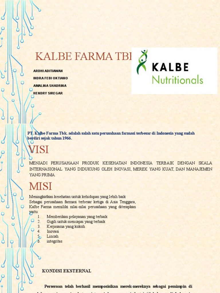 Kel 6 PT Kalbe Farma | PDF