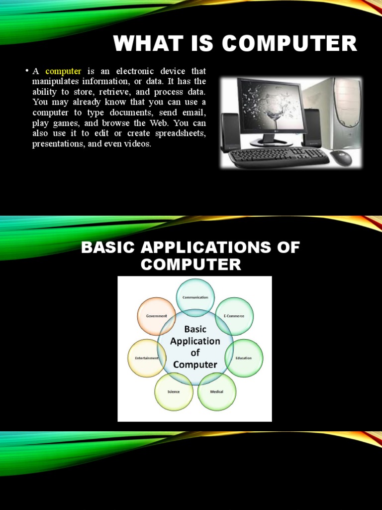 What Is Computer | PDF | Application Software | Online And Offline