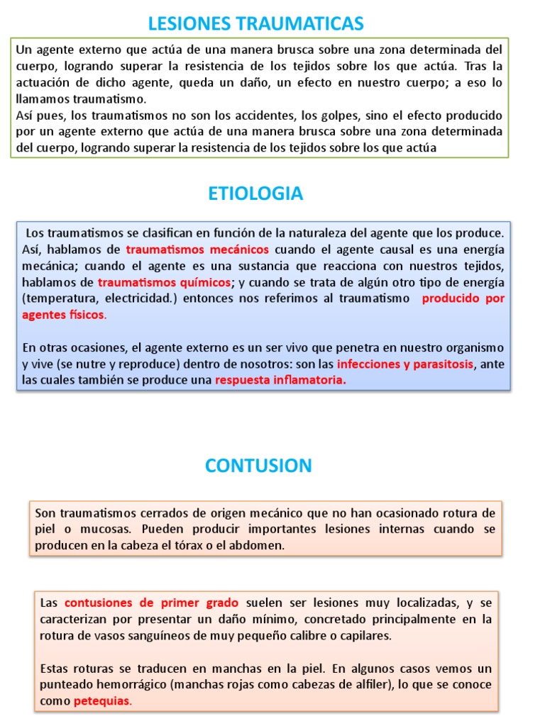 Contusion Es | PDF | Lesión | Causas de la muerte