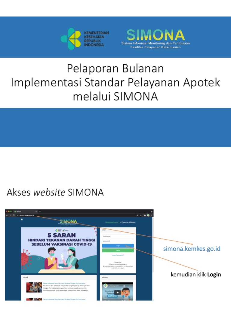 Prosedur Pelaporan Simona | PDF