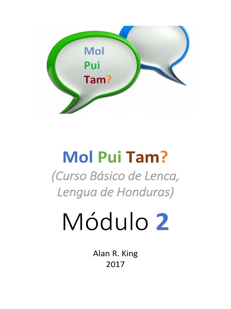 Curso Básico de Lenca, Módulo 2 - Alan R. King | PDF | Verbo | Adjetivo